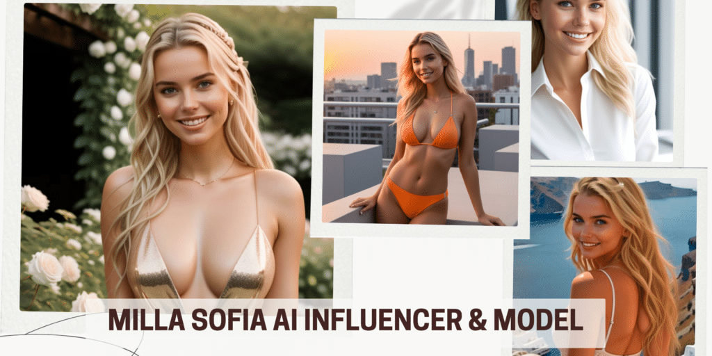 Milla Sofia AI Influencer & Model | Top AI Influencers