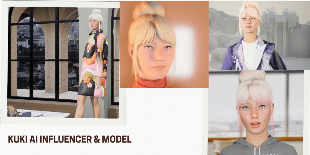 Kuki AI Influencer & Model | Top AI Influencers