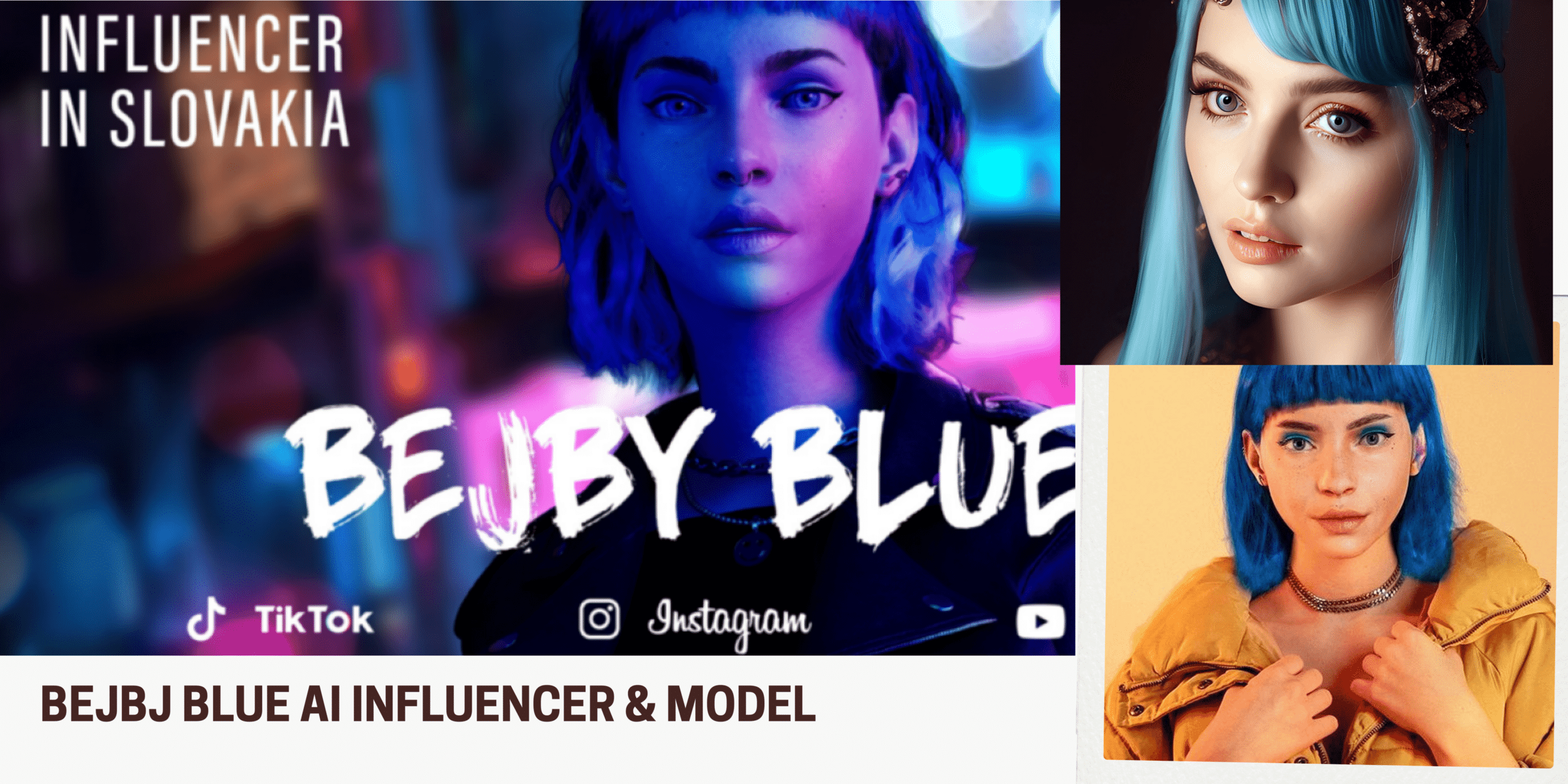Bejbj Blue AI Influencer & Model | Top AI Influencers