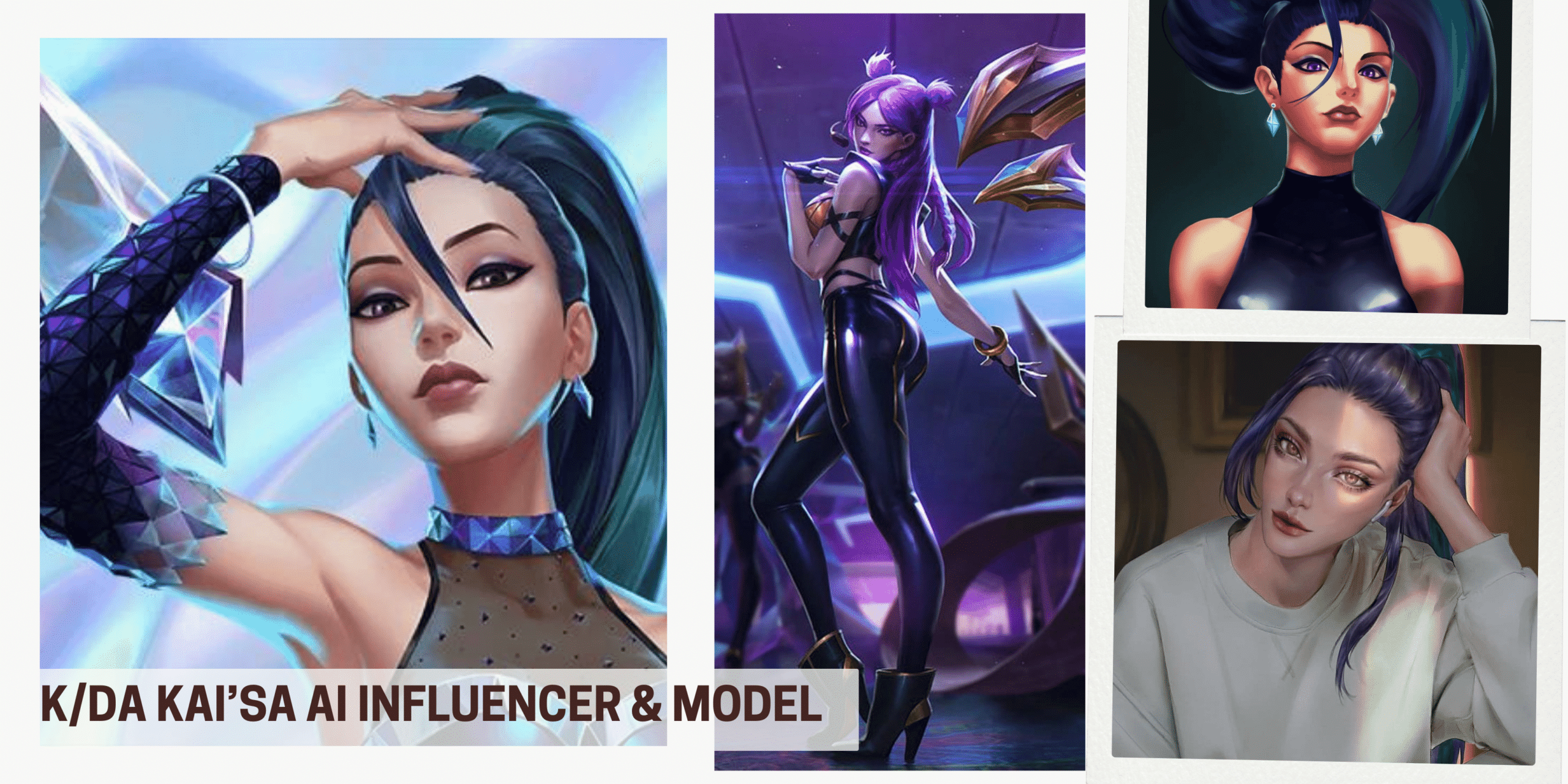 K/DA Kai’sa AI Influencer & Model | Top AI Influencers